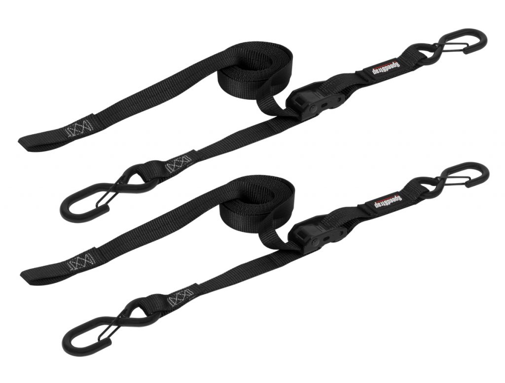1" x 10' Cam-Lock Tie Down with Snap S-Hooks and Soft-Tie (2 Pack ...