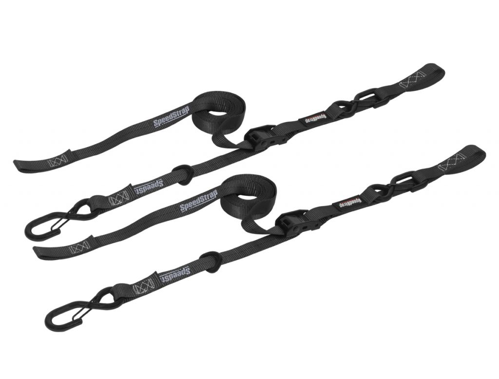1" x 10' Cam-Lock Tie Down with Snap S-Hooks and Soft-Tie (2 Pack ...